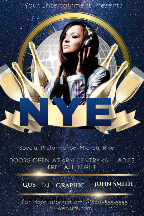 NYE Concert Template | PosterMyWall