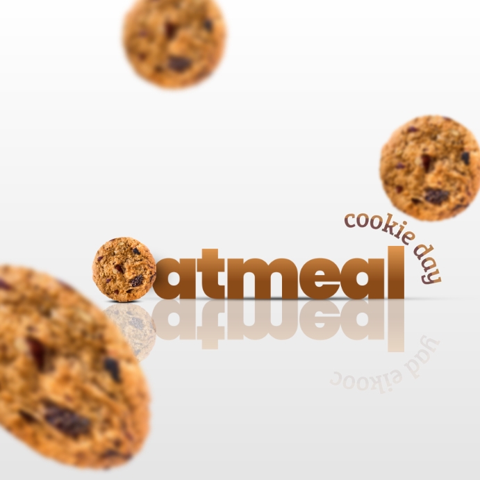 Copy of Oatmeal Cookie Day Instagram Post | PosterMyWall