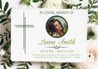 Obituary Funeral Template | PosterMyWall