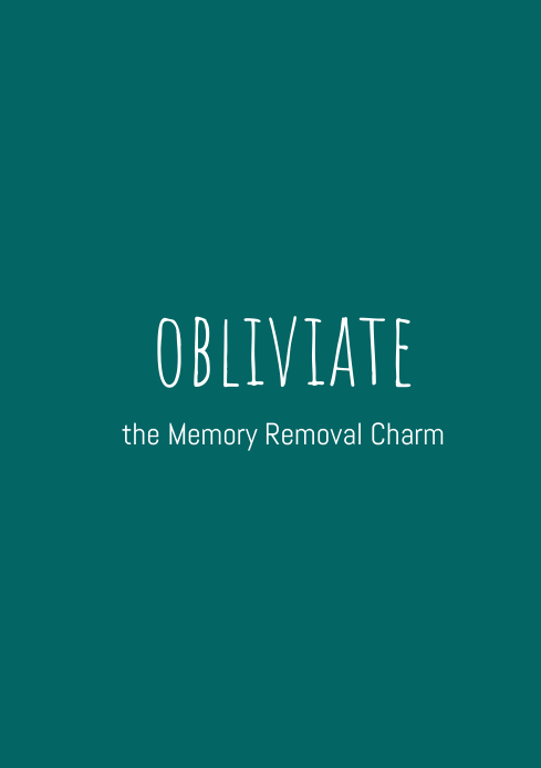 Obliviate Template | PosterMyWall