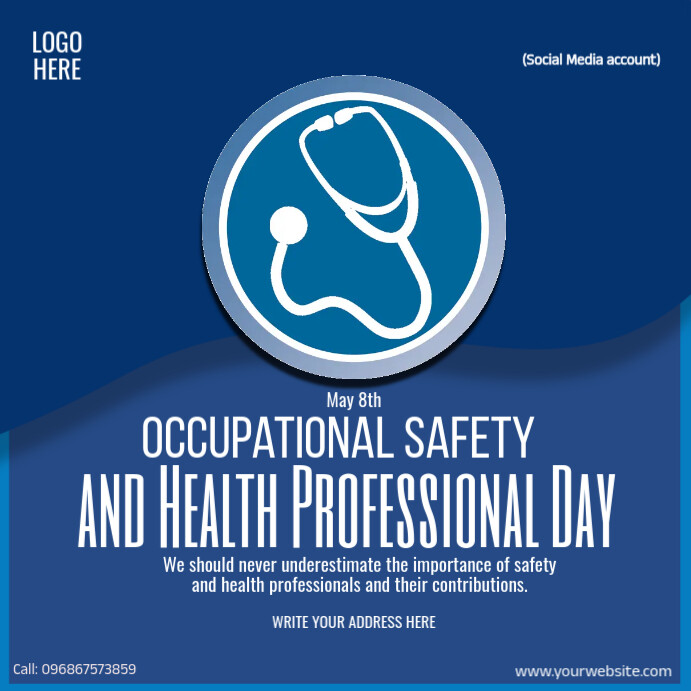 occupational safety and health professional Template | PosterMyWall