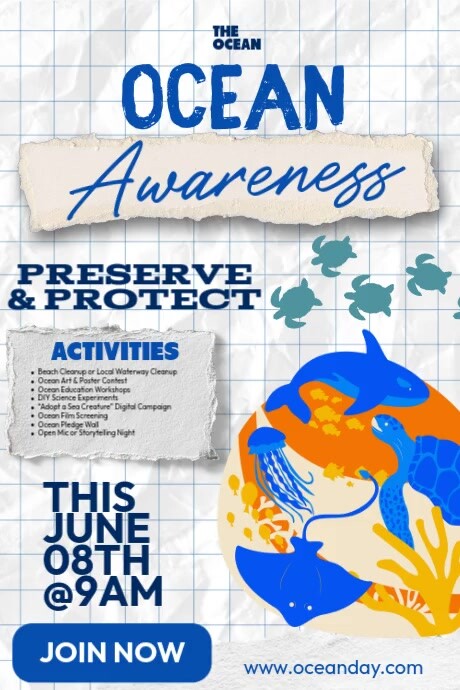 Copy of Ocean Awareness Campaign | PosterMyWall