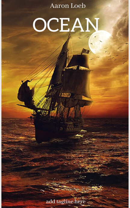 Plantilla de Ocean book cover | PosterMyWall