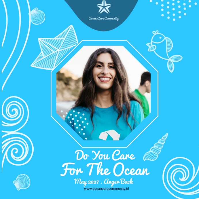 Ocean Care Ads Template | PosterMyWall