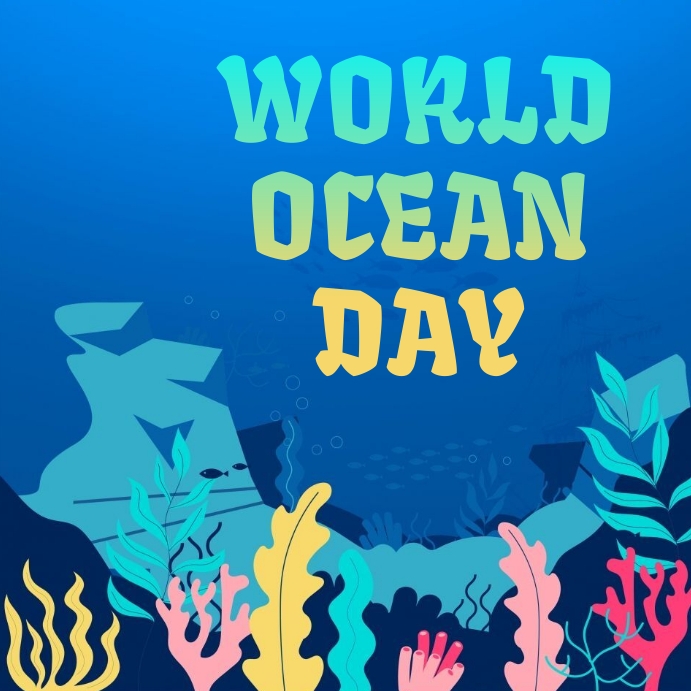 Ocean Day Template | PosterMyWall