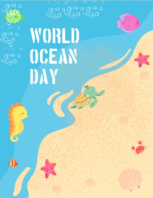 Copy of Ocean day | PosterMyWall