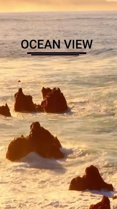 OCEAN VIEW Template | PosterMyWall