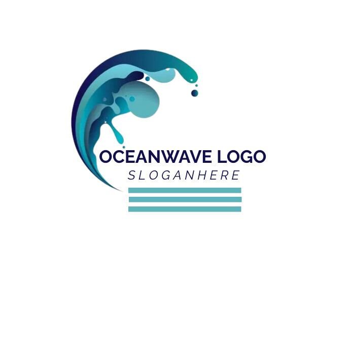 oceanwave logo Template | PosterMyWall