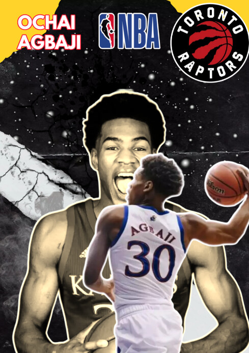 Ochai Agbaji Templat | PosterMyWall