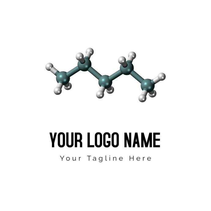 Copy of Octane Molecule Ball-and-stick Model Pentanal Space-filling ...