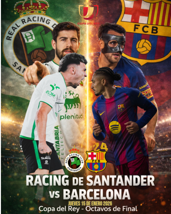 Octavos de final copa del rey 2026 Template | PosterMyWall