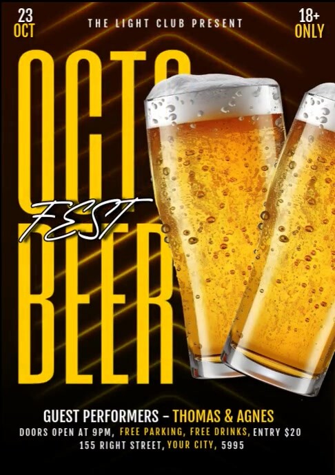 Plantilla de October Beer Fest | PosterMyWall