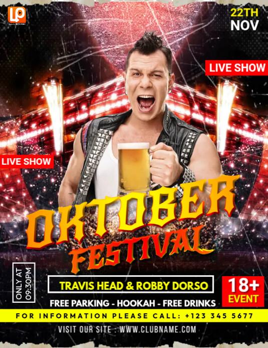 October Beer Festival Template | PosterMyWall