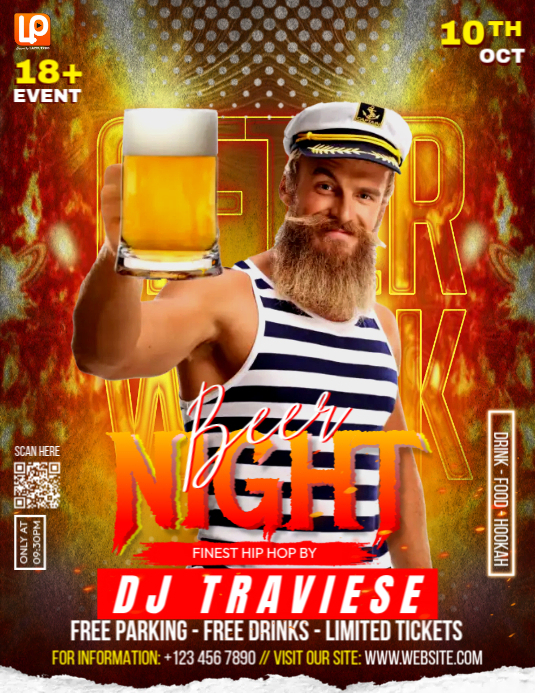 October Beer Party Template | PosterMyWall