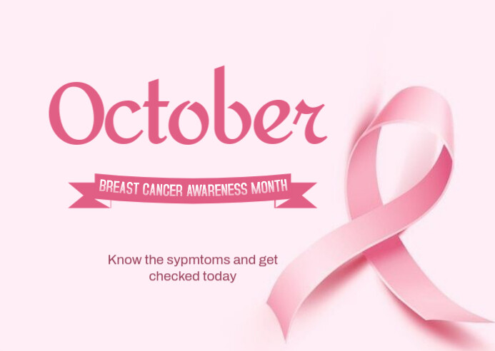 Copy of october cancer awareness month | PosterMyWall