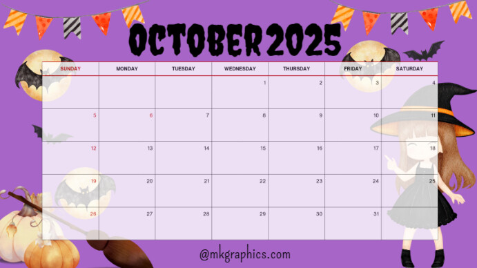 October Template | PosterMyWall