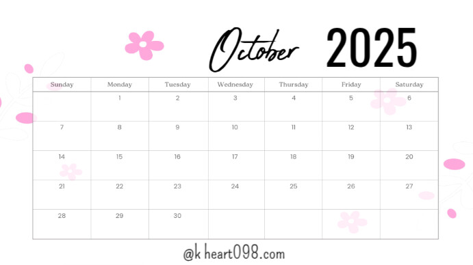 October Template | PosterMyWall
