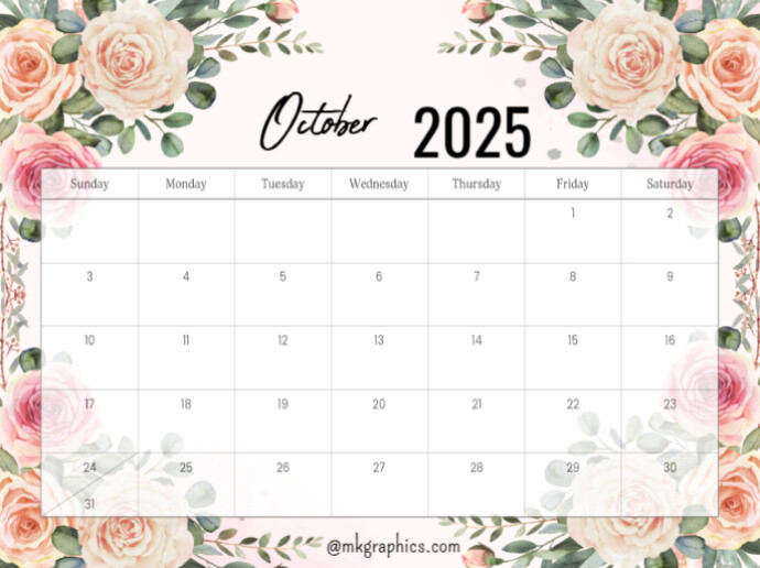 October Template | PosterMyWall