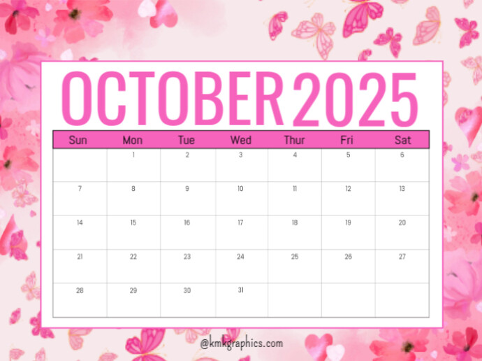October Template | PosterMyWall
