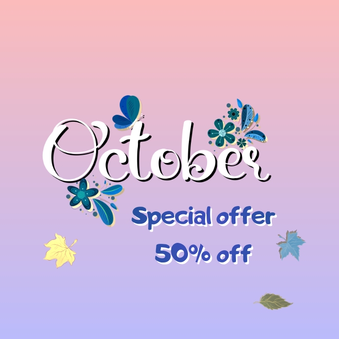 october Template | PosterMyWall