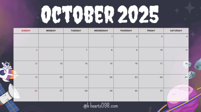 October Template | PosterMyWall