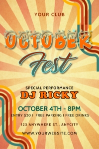 October Fest Template | PosterMyWall