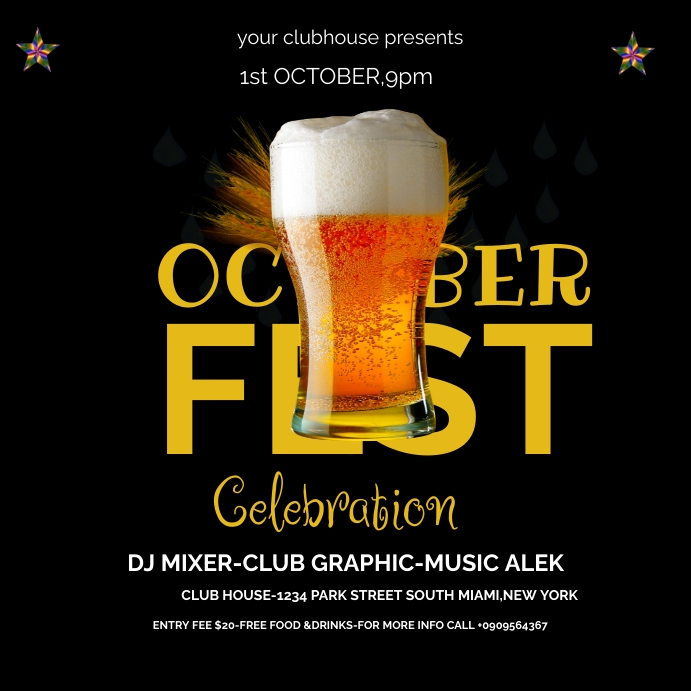 October fest Template | PosterMyWall