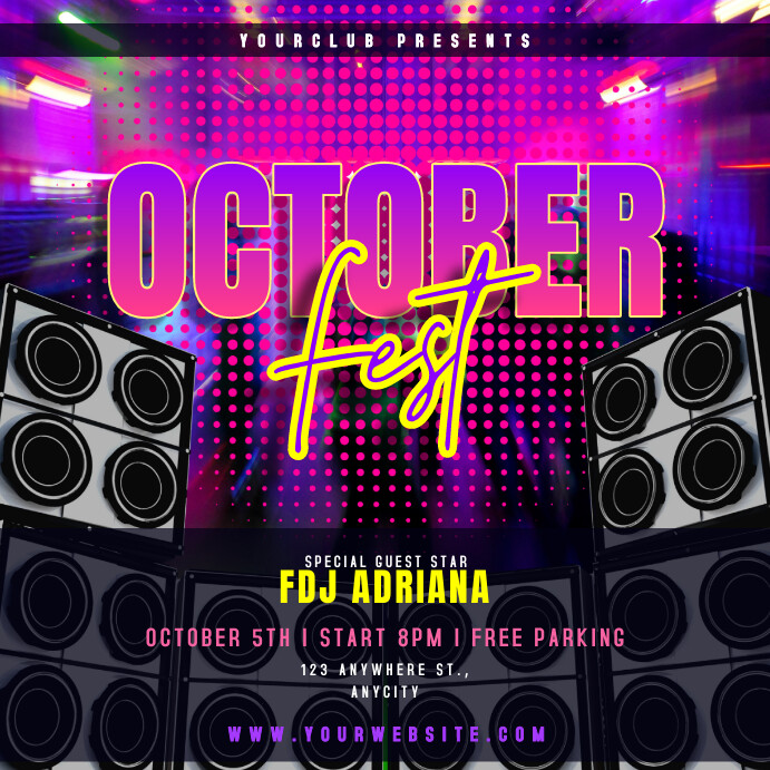 Plantilla de october fest | PosterMyWall