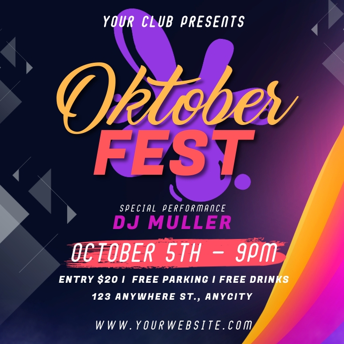 October Fest Template | PosterMyWall
