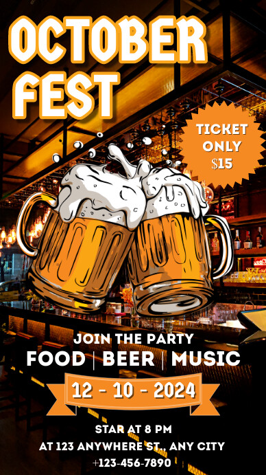 October Fest Template | PosterMyWall