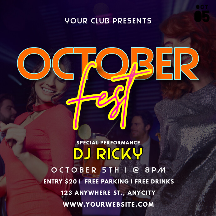 October Fest Template | PosterMyWall