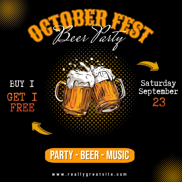October Fest Template | PosterMyWall