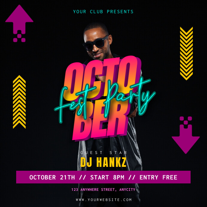 October Fest Party Template | PosterMyWall