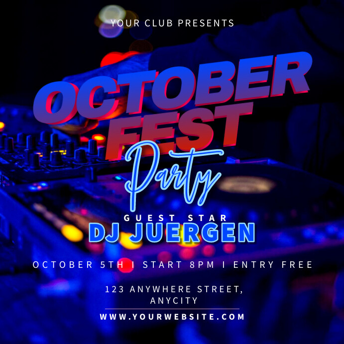 Copy of October Fest Party | PosterMyWall
