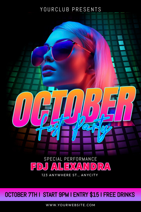 October Fest Party Template | PosterMyWall