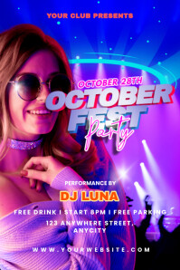 October Fest Party Template | PosterMyWall