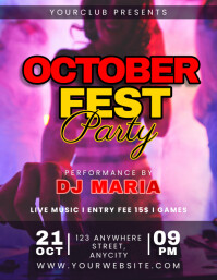 October Fest Template | PosterMyWall