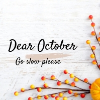October Instagram post Template | PosterMyWall