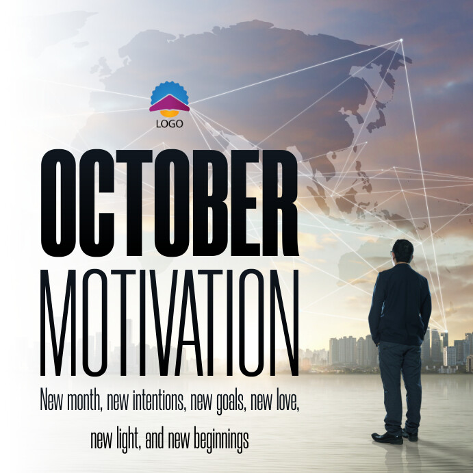 Copy of October new month motivation | PosterMyWall