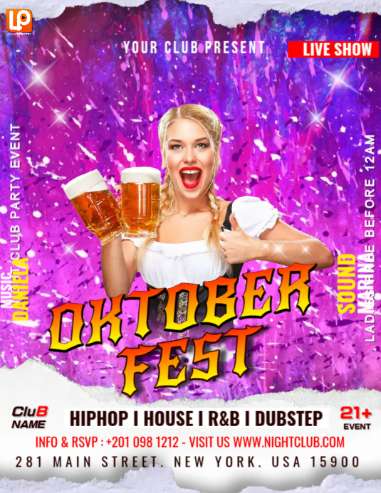 October Party Flyer Template | PosterMyWall