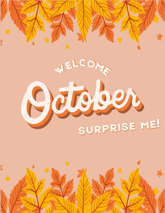 Plantilla de October poster | PosterMyWall