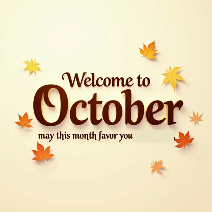 Copy of October template | PosterMyWall