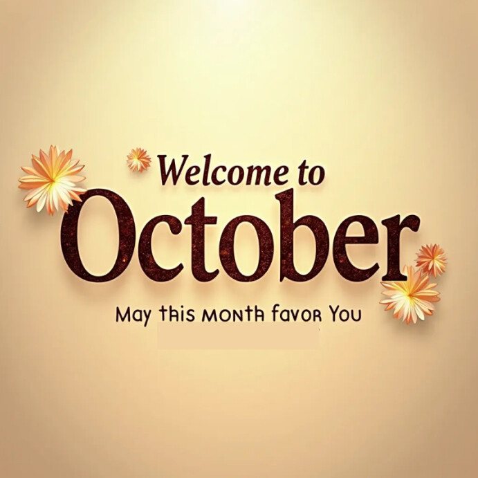 October template | PosterMyWall