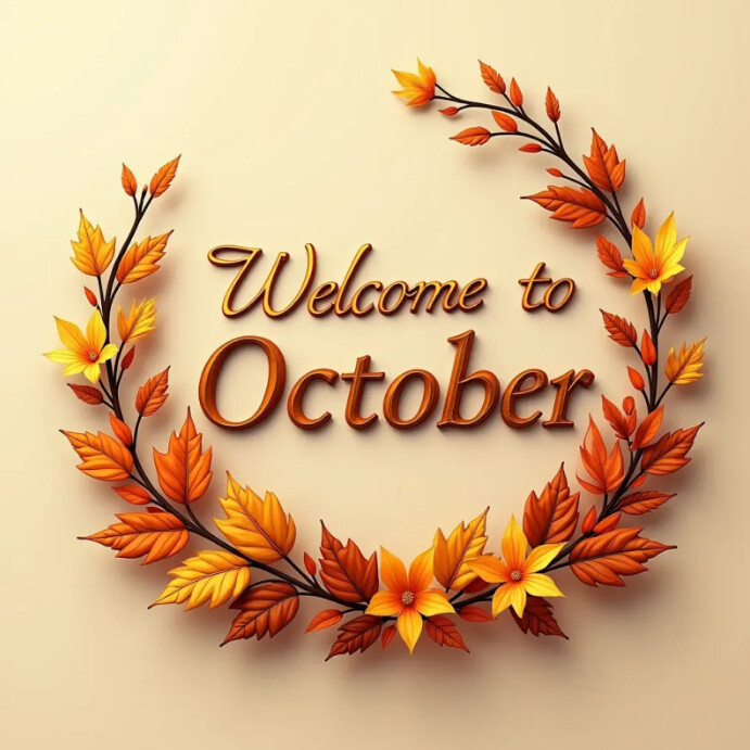 October template | PosterMyWall