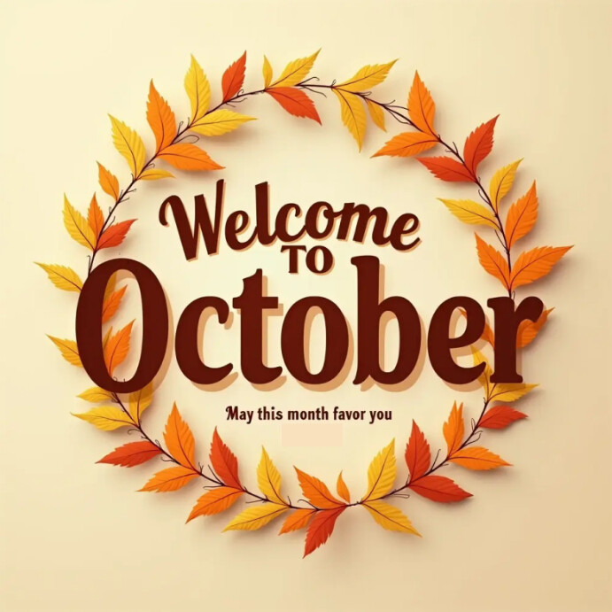 October template | PosterMyWall