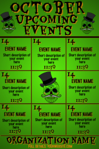 UPCOMING EVENTS FLYER TEMPLATE | PosterMyWall