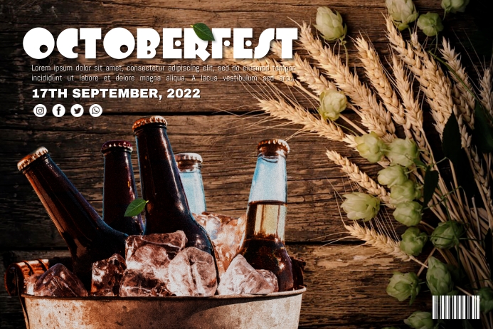 Octoberfest Ads Template | PosterMyWall
