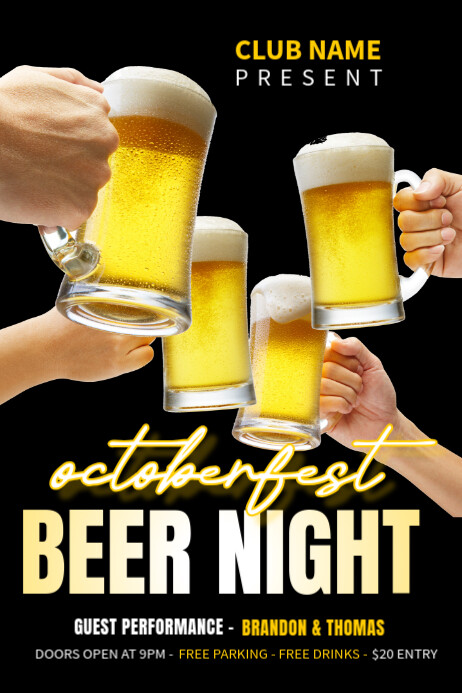 Copy of Octoberfest Beer Night | PosterMyWall