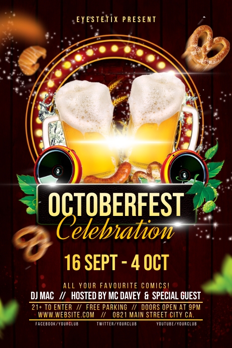 Copy of Octoberfest Celebration Flyer or Poster | PosterMyWall