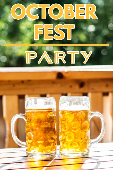 OCTOBERFEST Template | PosterMyWall